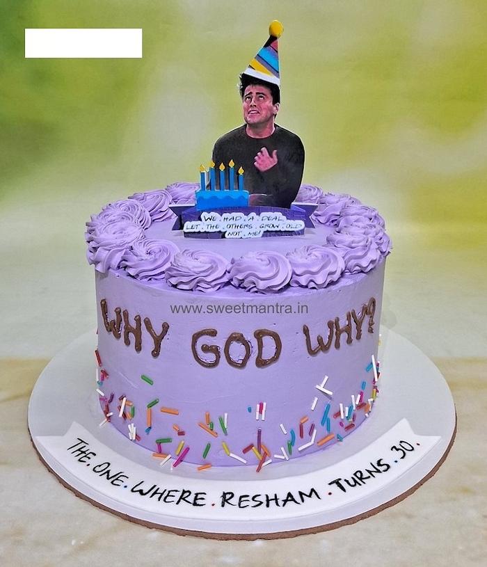 Joey cake for 30th birthday - Decorated Cake by Sweet - CakesDecor