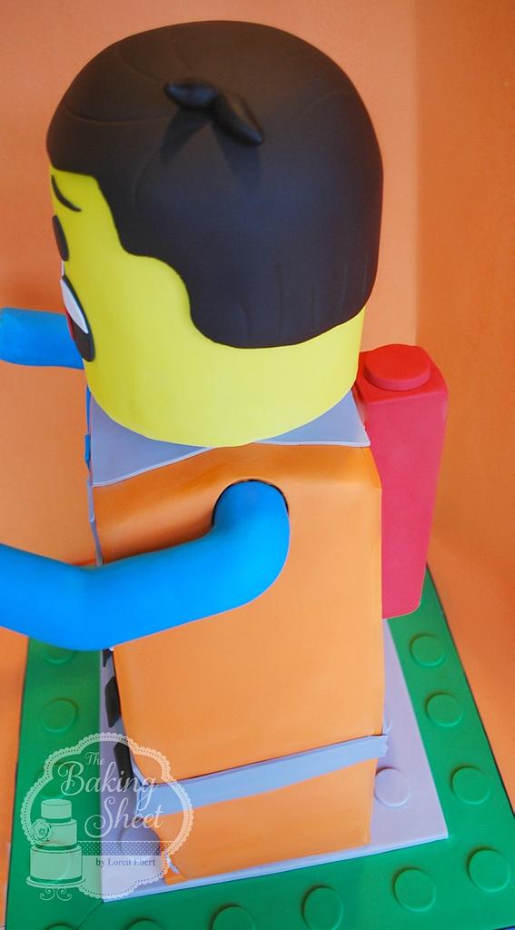 Lego Emmet Cake! - Cake by Loren Ebert - CakesDecor