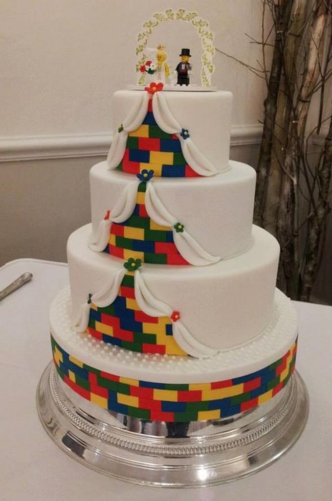 Lego Wedding Cake Cake By Sweetcheeks Cupcakes CakesDecor