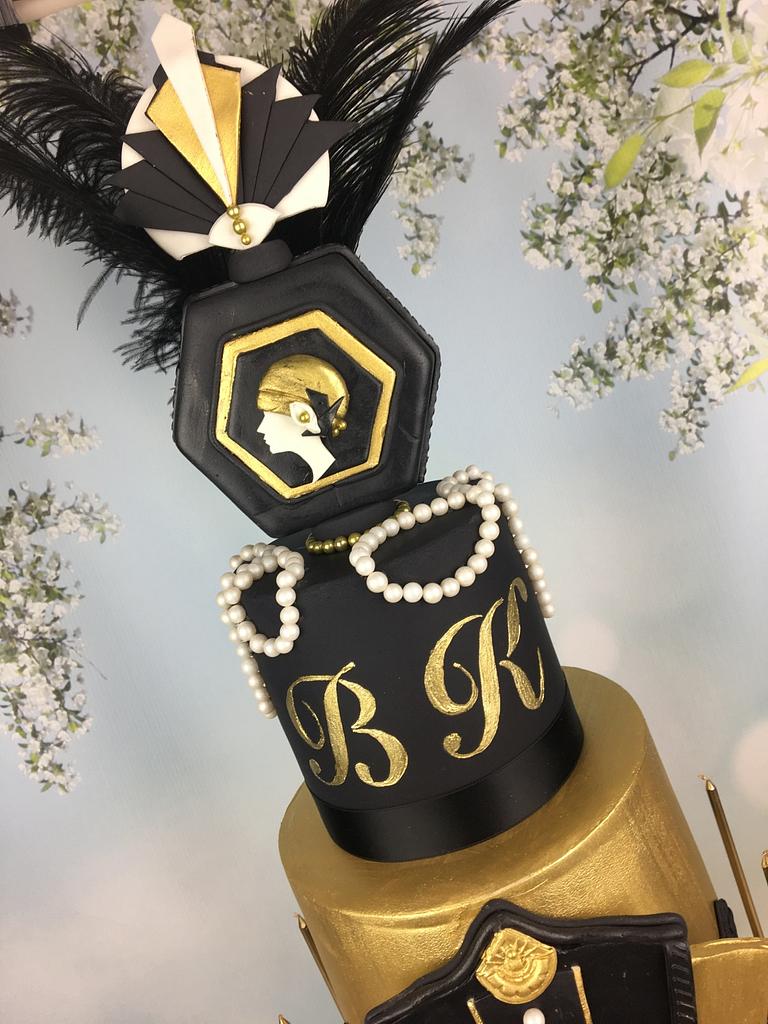 Great Gatsby 30th birthday cake - Cake by Melanie Jane - CakesDecor Great Gatsby 30th birthday cake - Cake by Melanie Jane - CakesDecor
