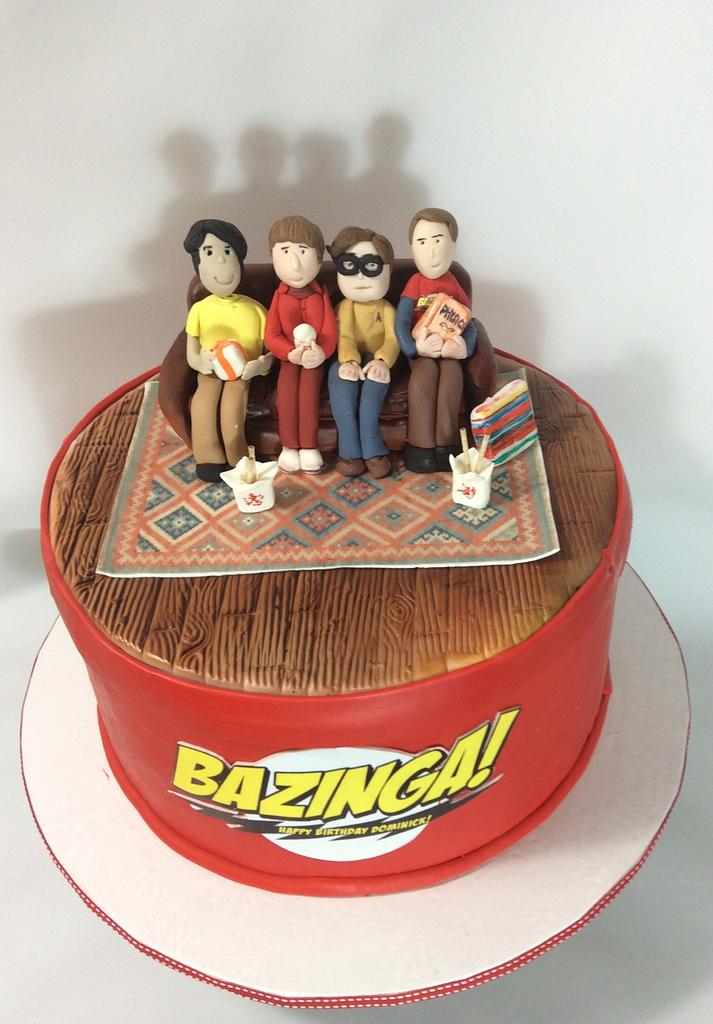 Big Bang Theory Birthday Cake Cake By Ventidesign Cakes Cakesdecor