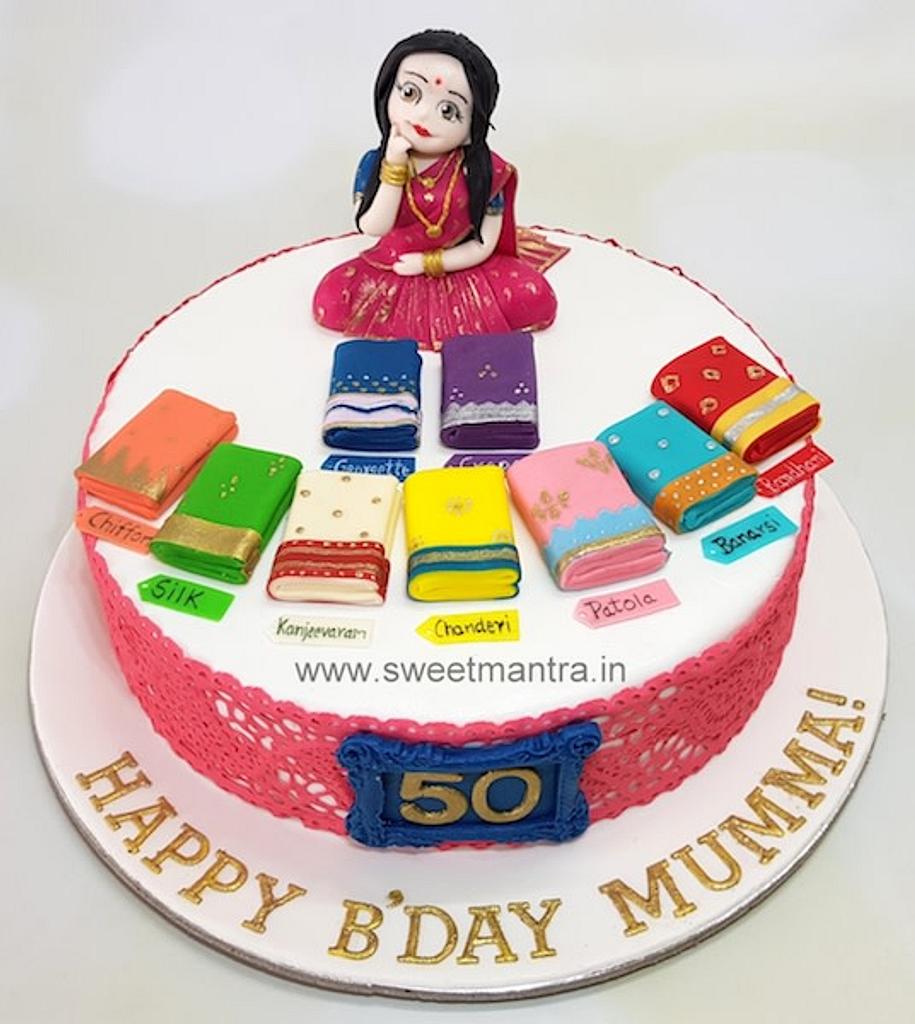 50th Birthday Cake For Mom Happy Birthday Card