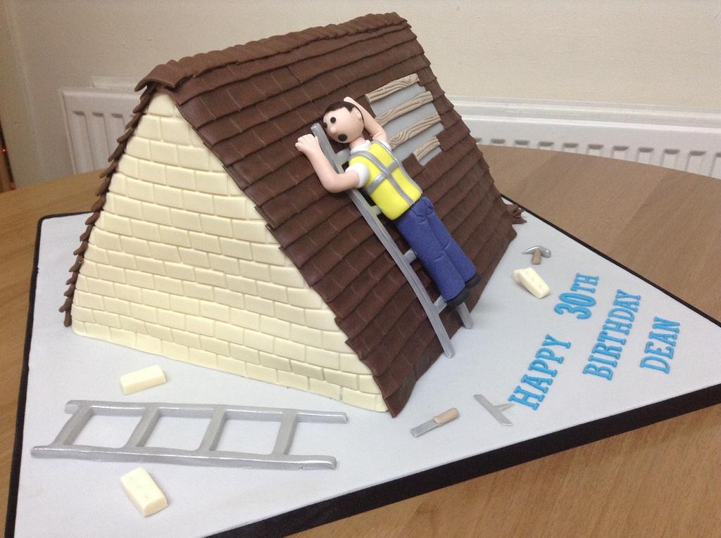 Roofer Cake - Cake by Charlene - The Red Butterfly Bakery - CakesDecor Roofer Cake - Cake by Charlene - The Red Butterfly Bakery - CakesDecor