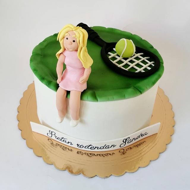 Tenis cake - Decorated Cake by Tortebymirjana - CakesDecor