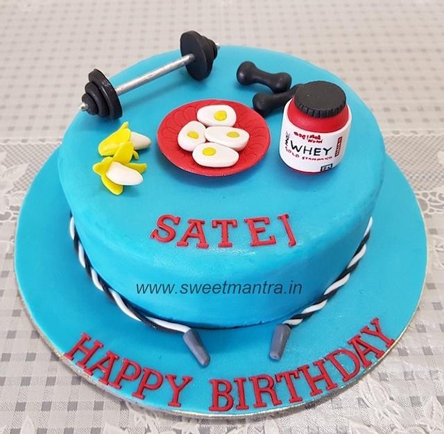 Gym Stuff Cake Decorated Cake By Sweet Mantra Cakesdecor