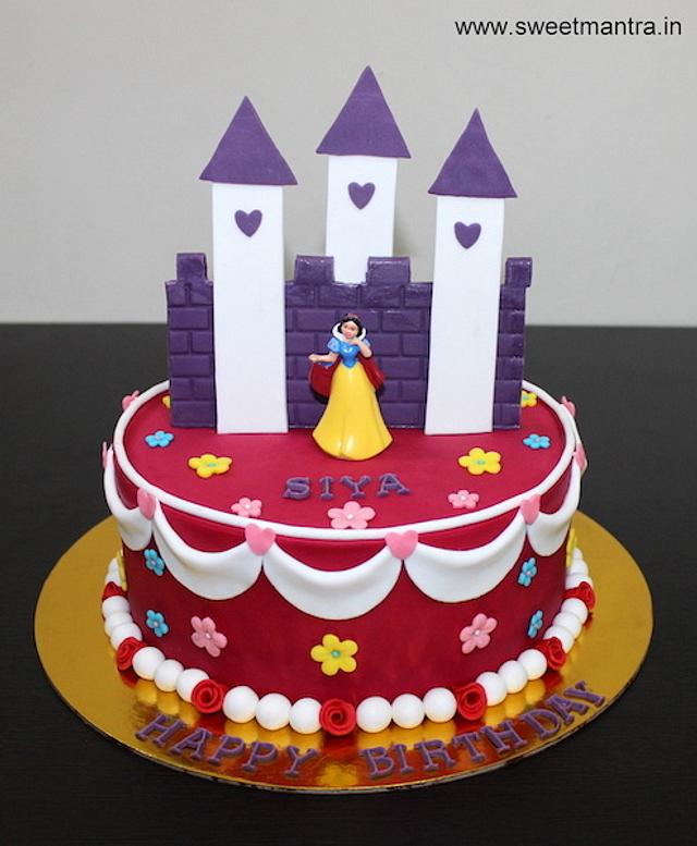 Princess In Castle Cake Decorated Cake By Sweet Mantra Cakesdecor