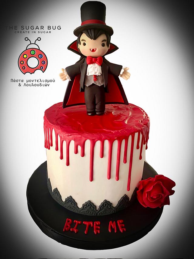 Dracula Cake for Halloween - Decorated Cake by Cakes By - CakesDecor