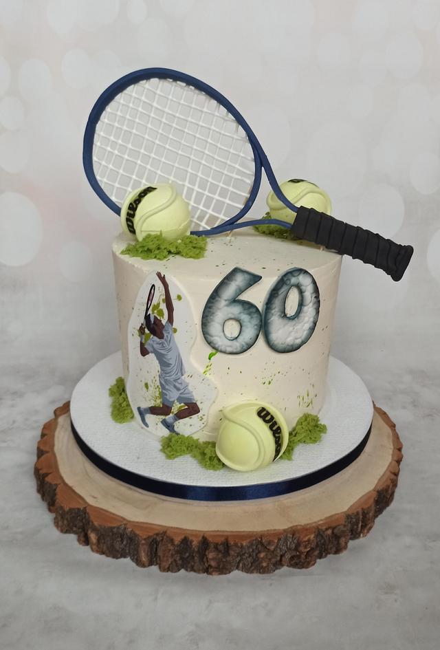 Tennis cake - Decorated Cake by Jitkap - CakesDecor