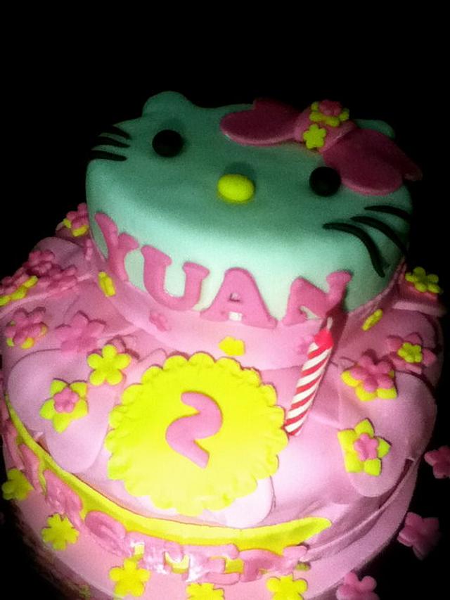 Hello Kitty - Decorated Cake by May Aireene Galvez - CakesDecor