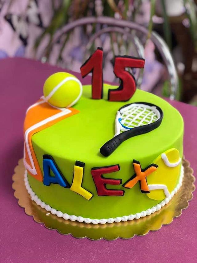 Tennis cake - Decorated Cake by Alice - CakesDecor