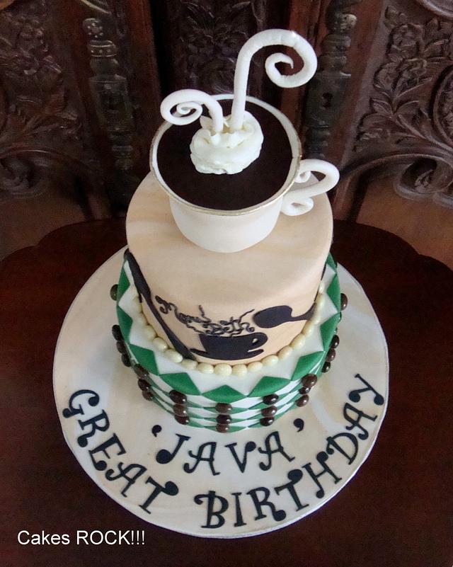 Java Great Birthday! - Cake by Cakes ROCK!!! - CakesDecor