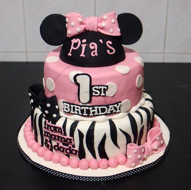 Tiger Minnie - Decorated Cake by Julie Manundo - CakesDecor