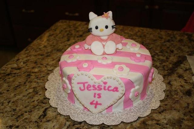Hello Kitty - Decorated Cake by Lisa - CakesDecor