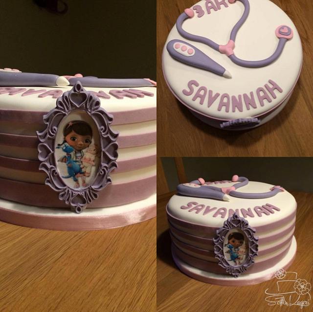 Doc Mcstuffins Cake Decorated Cake By Sofie Cakesdecor