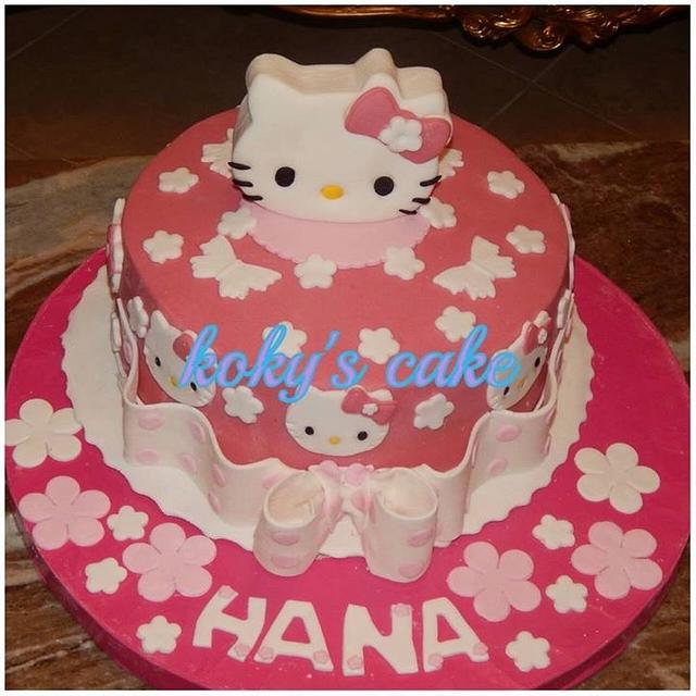 Hello kitty - Decorated Cake by AsmaaNabeel - CakesDecor