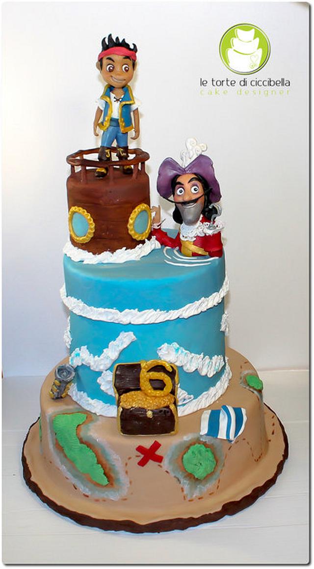Jake and the neverland pirates cake - Decorated Cake by - CakesDecor