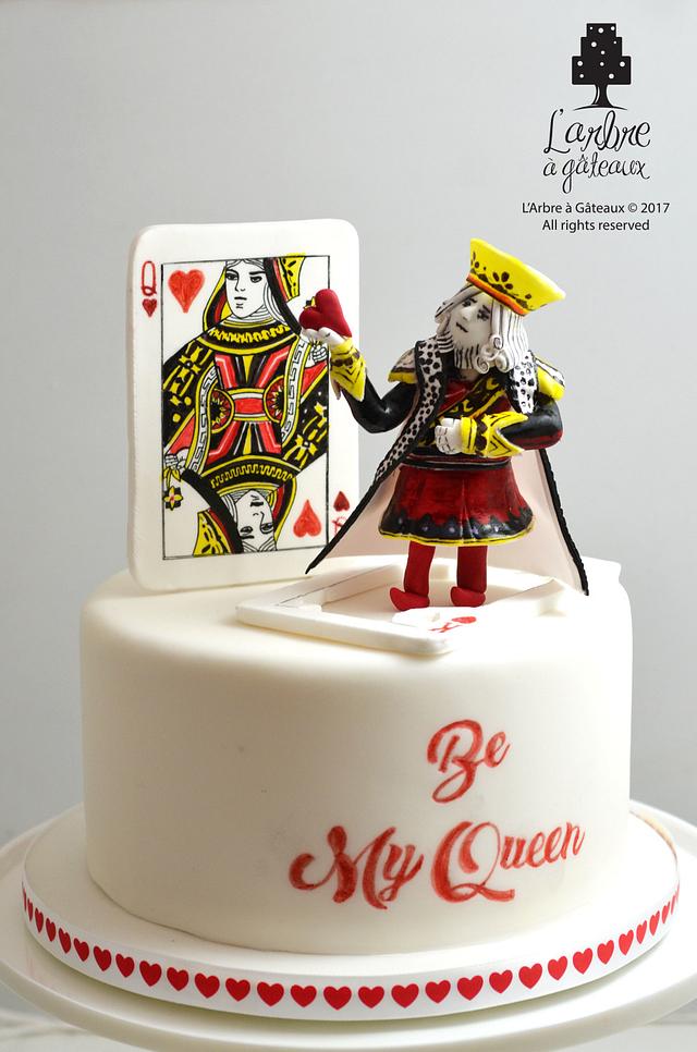 Be My Queen - Decorated Cake by L'Arbre à Gâteaux - CakesDecor