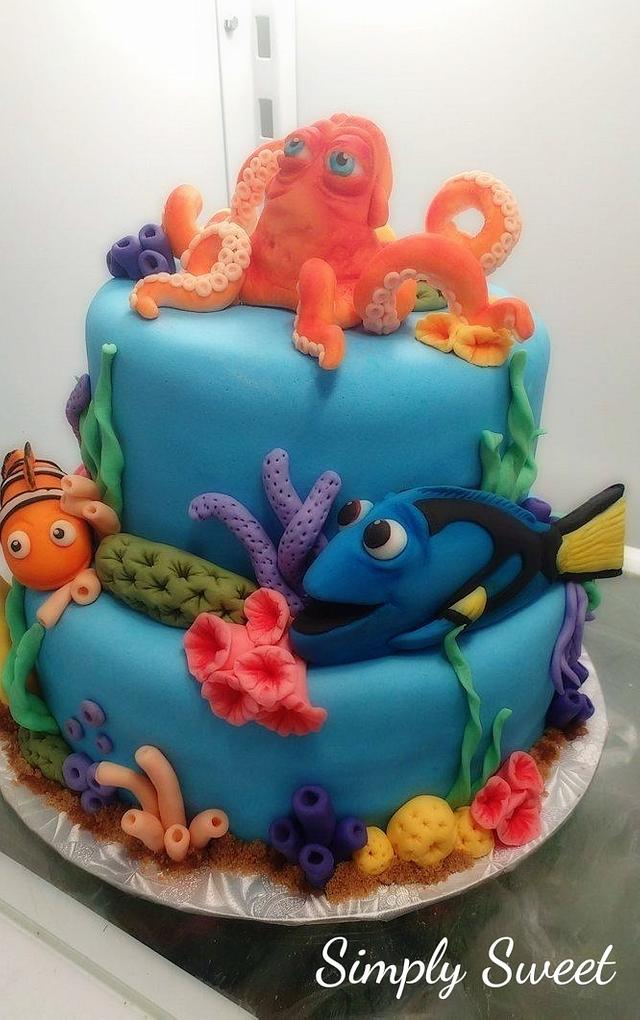 Finding Dory Decorated Cake By Simplysweetcakes1 Cakesdecor