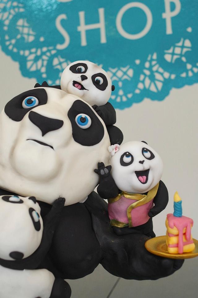 Kung Fu Panda 3D Cake Cake By Dominique Ballard CakesDecor
