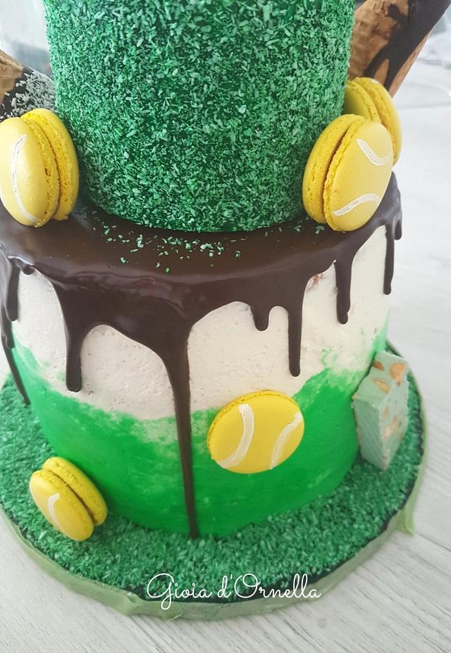 Cake tennis 🎾 - Cake by Ornella Marchal - CakesDecor