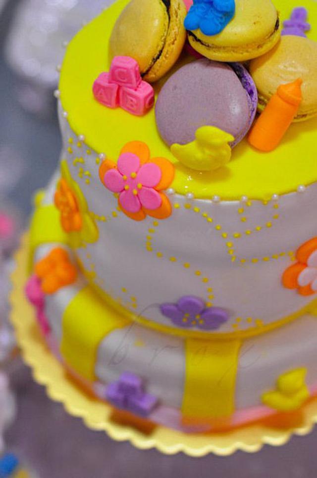 full month cake for RC - Decorated Cake by Julie Manundo - CakesDecor