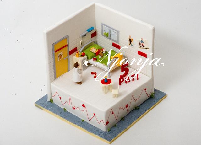 Hospital Cake Decorated Cake By Njonja Cakesdecor