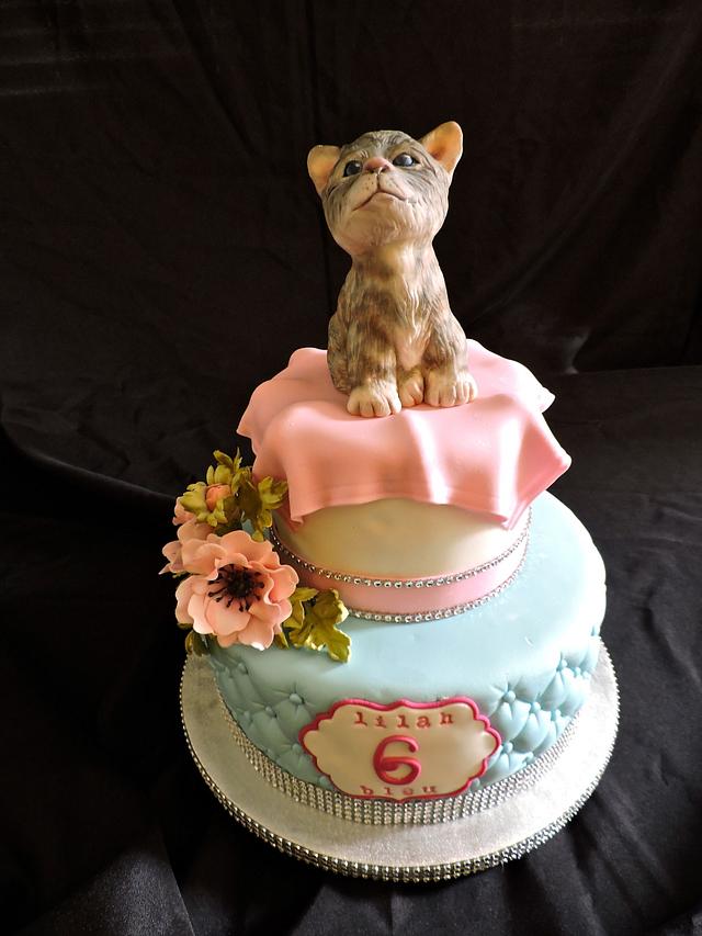 The Cat Says Meow Cake By Theresa Cakesdecor