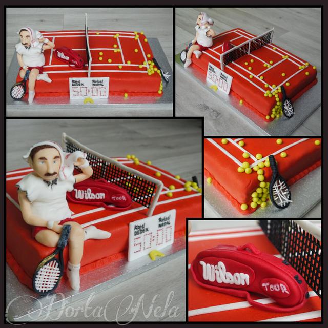 TENNIS CAKE - Decorated Cake by DortaNela - CakesDecor