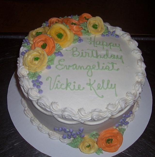 Birthday - Vickie K - Decorated Cake by BettyA - CakesDecor Birthday - Vickie K - Decorated Cake by BettyA - CakesDecor