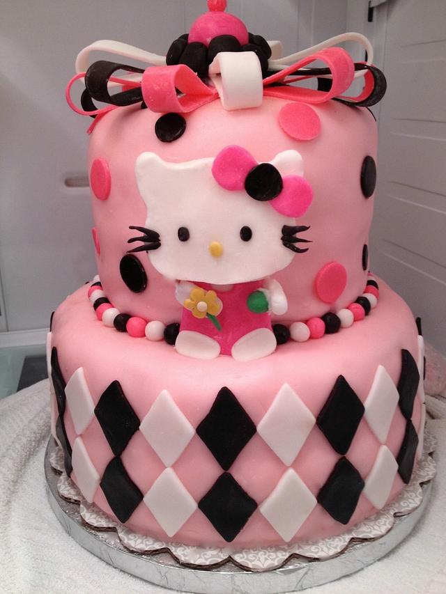 Hello Kitty! - Decorated Cake by Michelle Knoop - CakesDecor