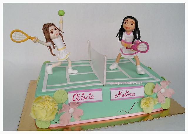 tennis cake - Decorated Cake by Hokus Pokus Cakes- - CakesDecor