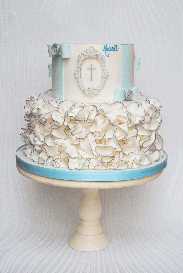 Ruffles And Bows Cake By The Cornish Cakery Cakesdecor