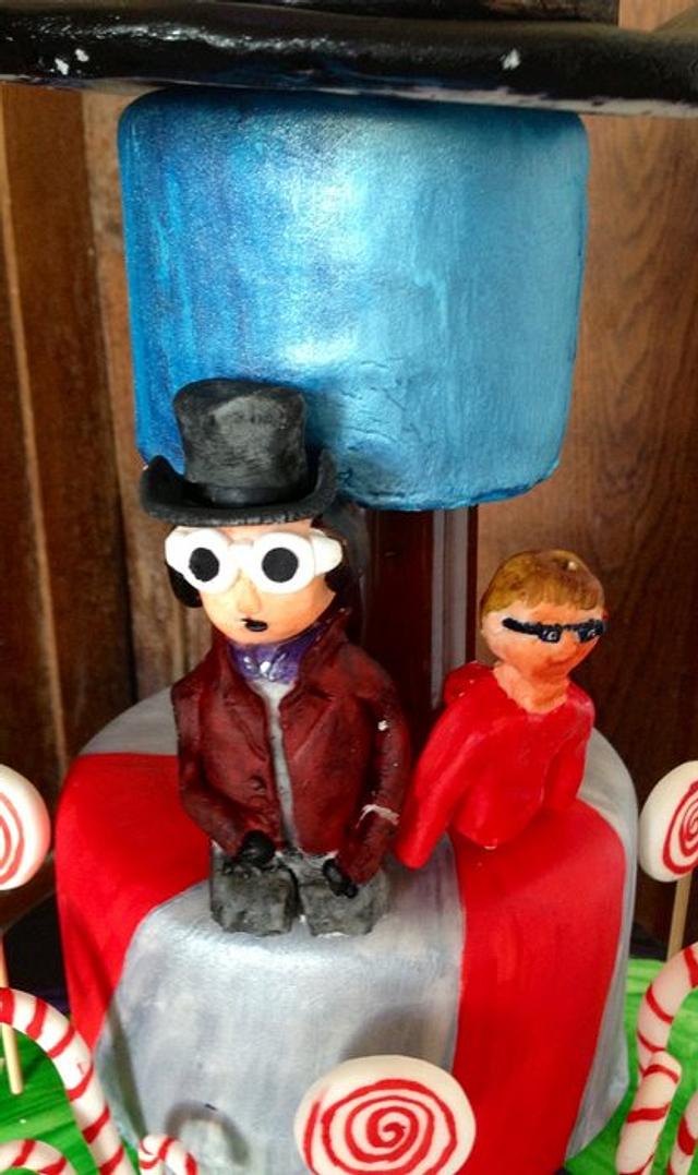 Charlie & The Chocolate Factory Themed Birthday Cake - - CakesDecor Charlie & The Chocolate Factory Themed Birthday Cake - - CakesDecor