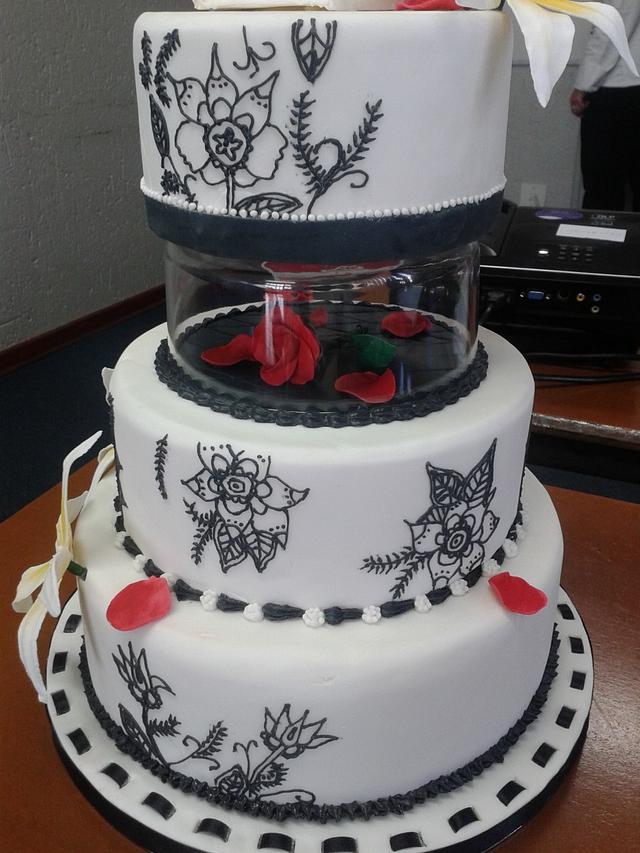 Assignment wedding cake - Decorated Cake by Tee - CakesDecor