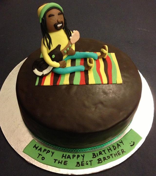 Bob Marley Cake Decorated Cake By Devinasoni Cakesdecor