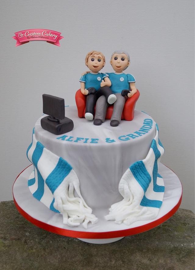 Grandad And Grandson ️ Decorated Cake By The Custom Cakesdecor