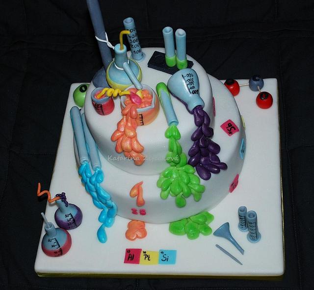 chemistry cake - Decorated Cake by katarina139 - CakesDecor