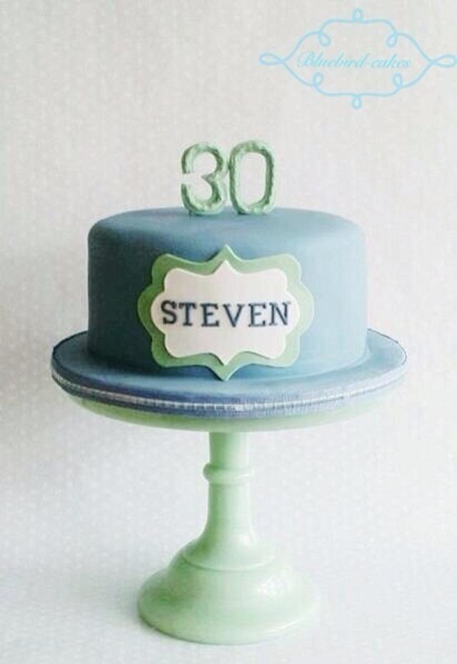 30th Birthday cake - Decorated Cake by Zoe Smith - CakesDecor