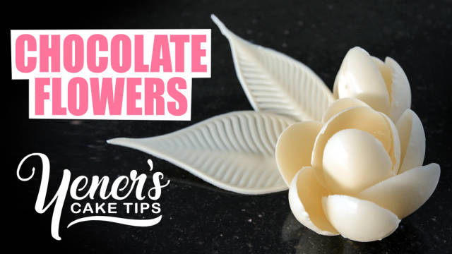  How To Make Simple CHOCOLATE FLOWERS Tutorial CakesDecor